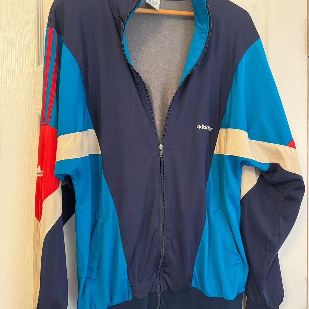 Adidas Vintage Colorblock Track Jacket - Gem